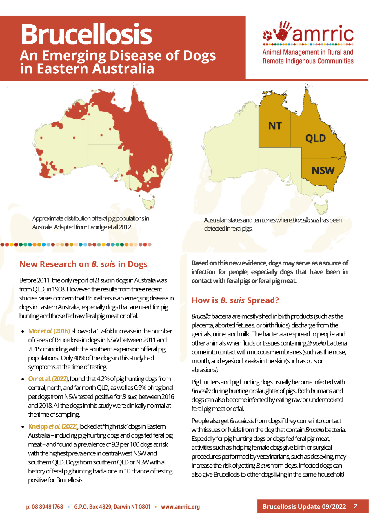 Brucellosis Update – September 2022 - AMRRIC