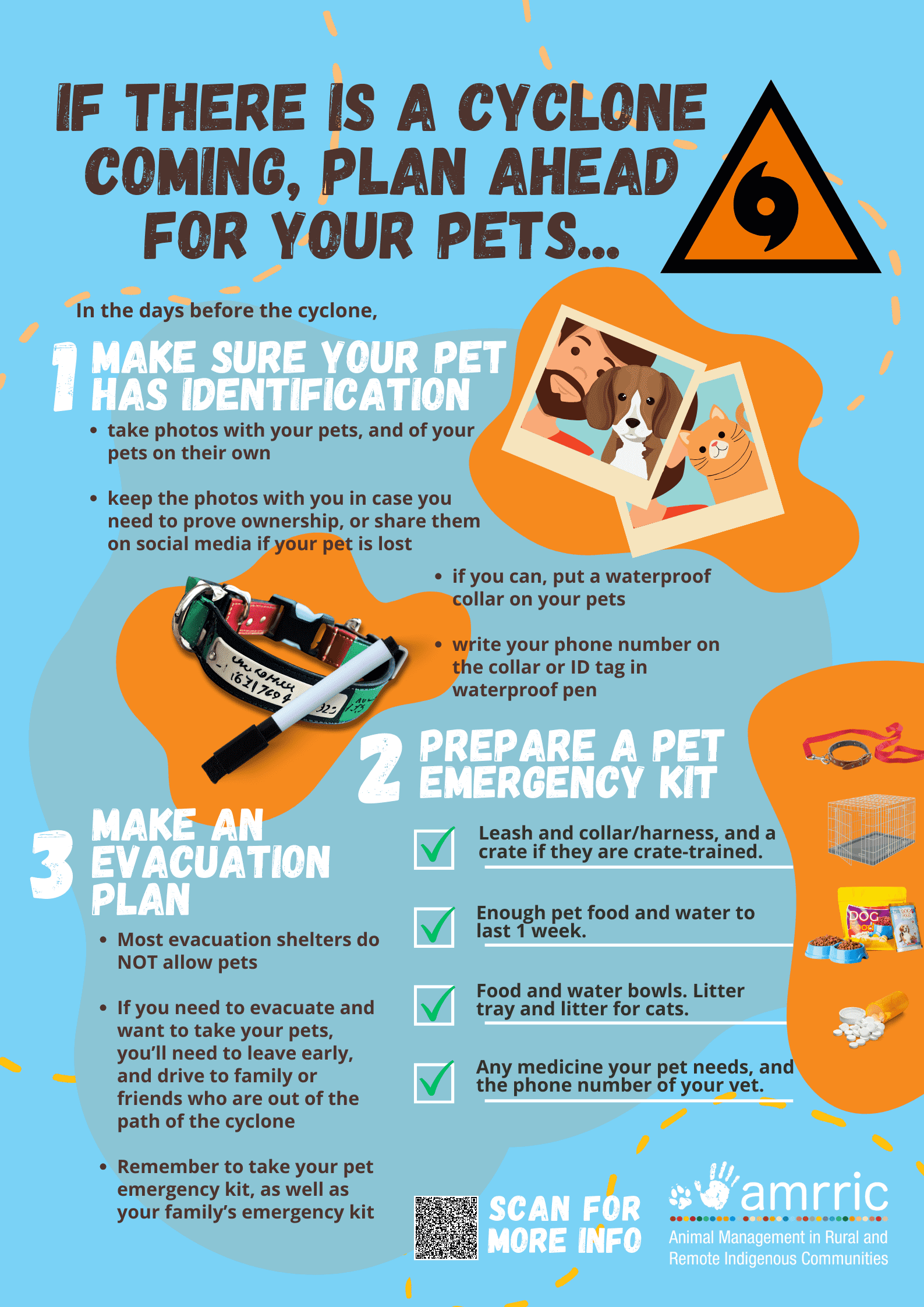 Pets and Cyclones: advice for community members in preparing their pets ...